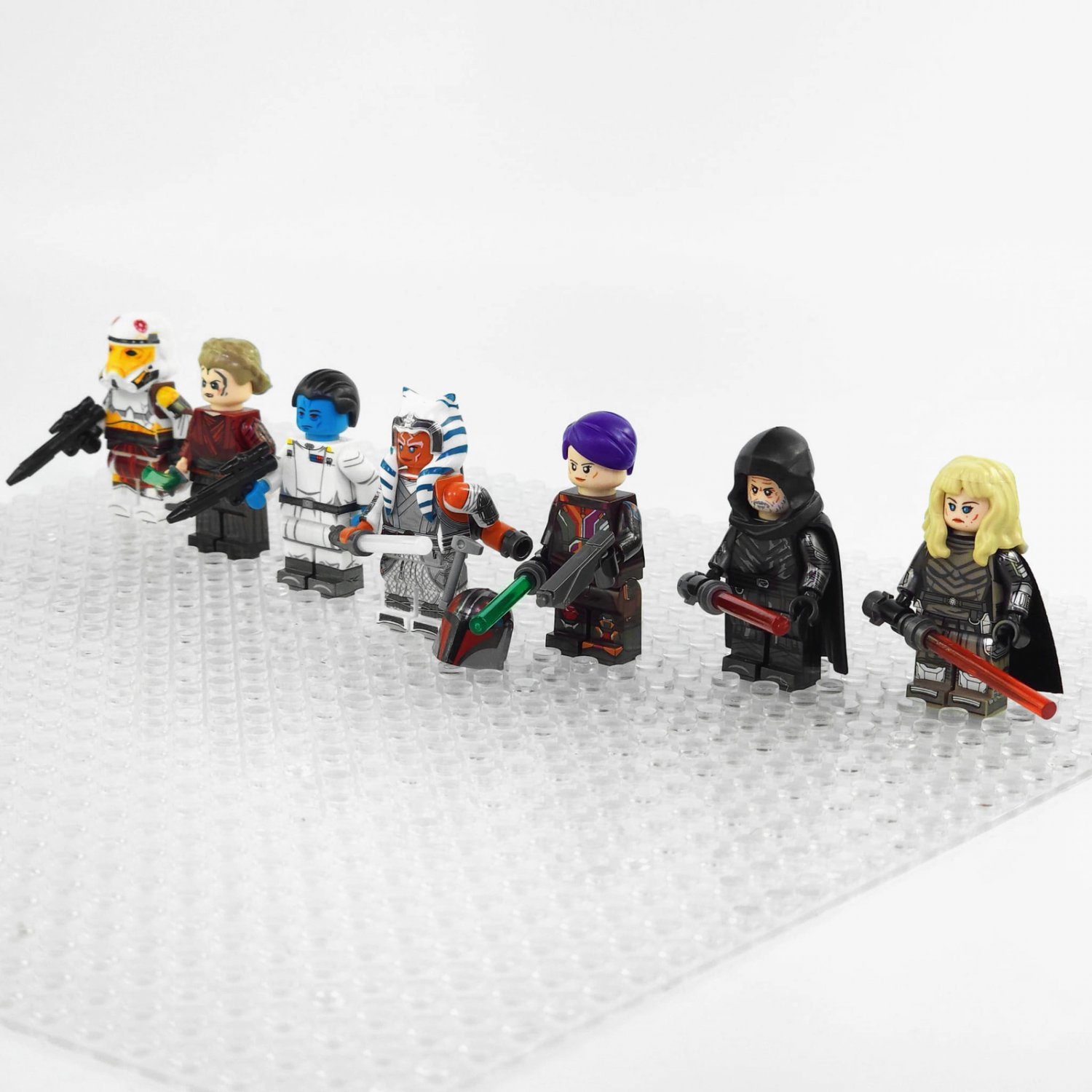 Star Wars Force Users And Clone Trooper 7 Minifigures Lot