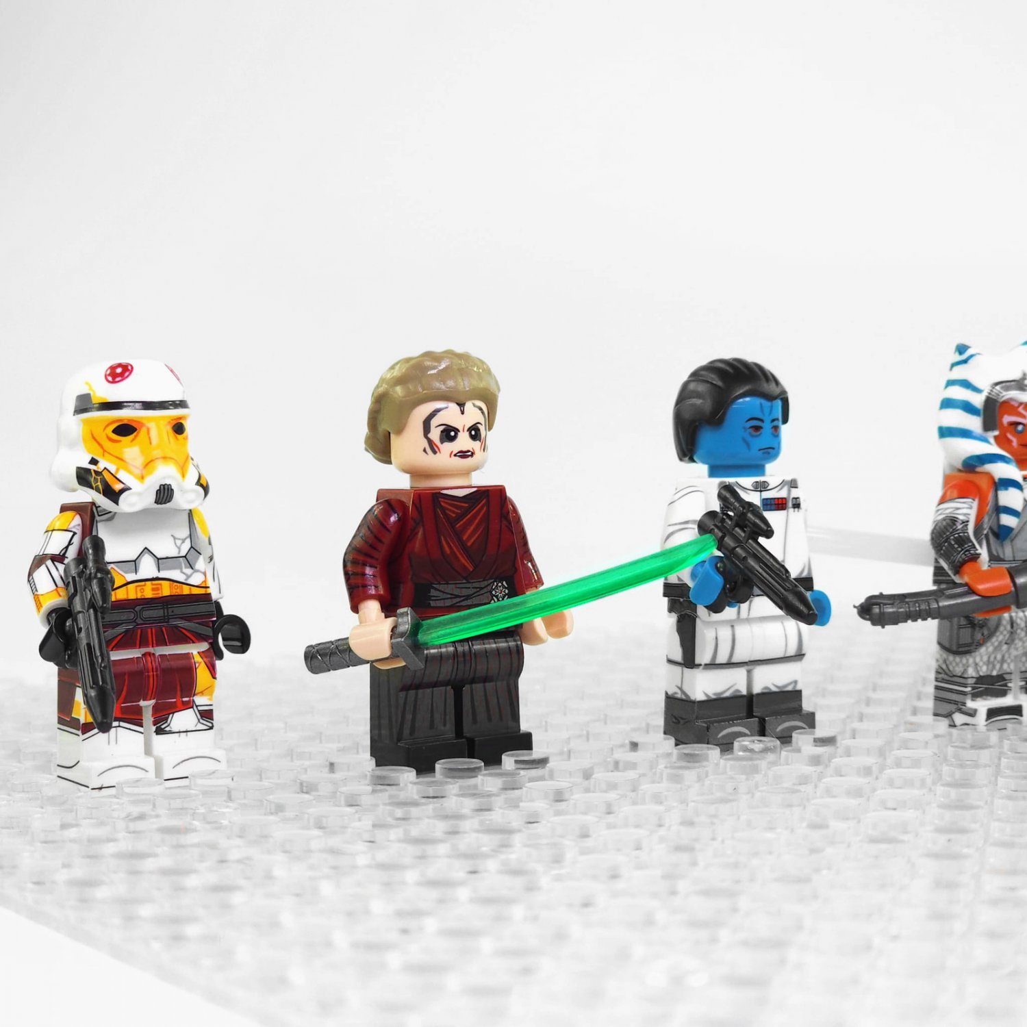 Star Wars Force Users And Clone Trooper 7 Minifigures Lot