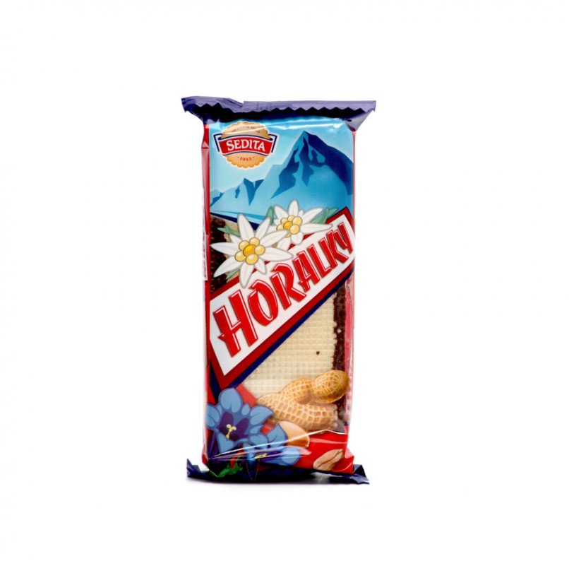 Horalky European Czech and Slovak Wafers Chocolate with Peanut - Box ...