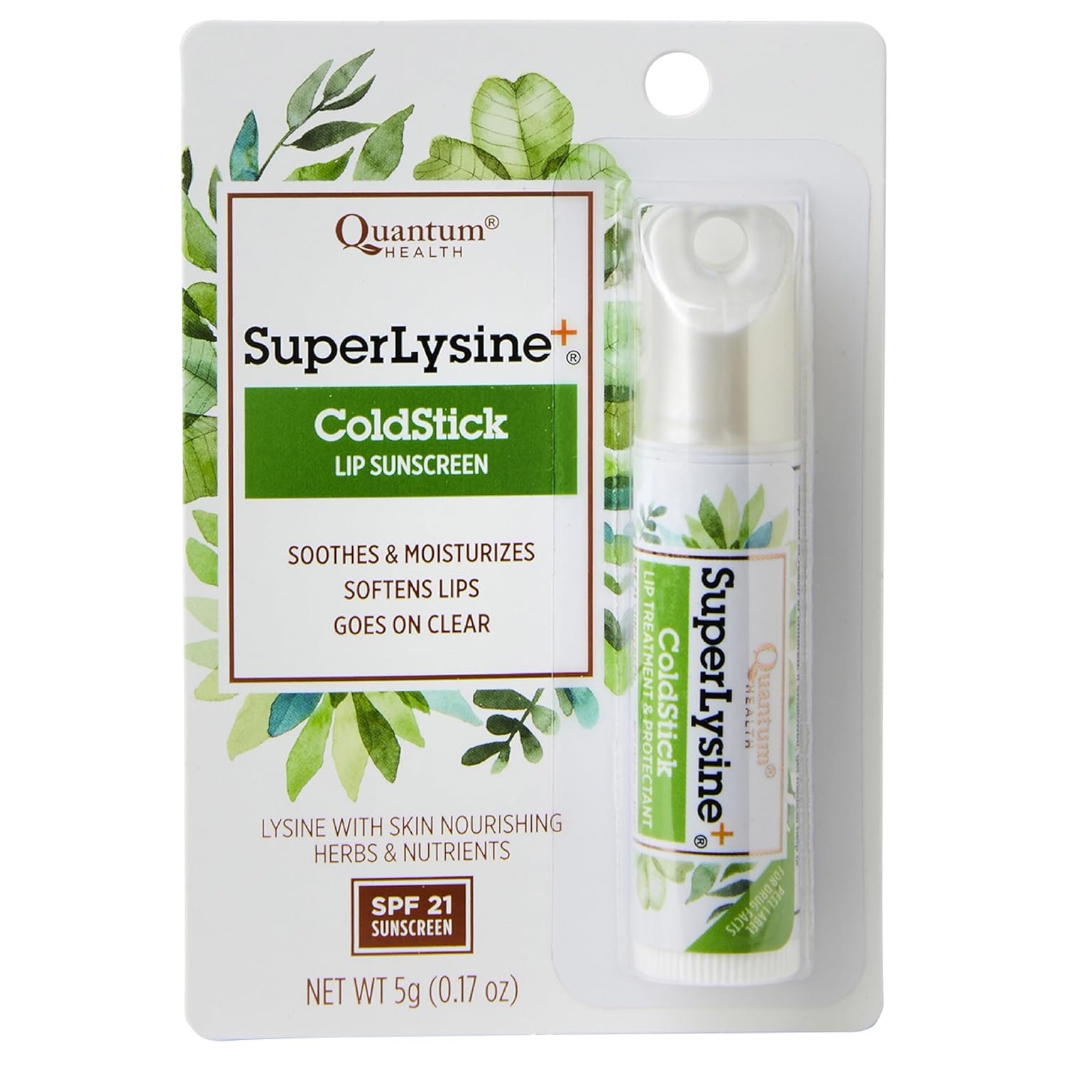 Quantum Health SuperLysine+ Coldstick Lip Sunscreen - Lysine Herbs