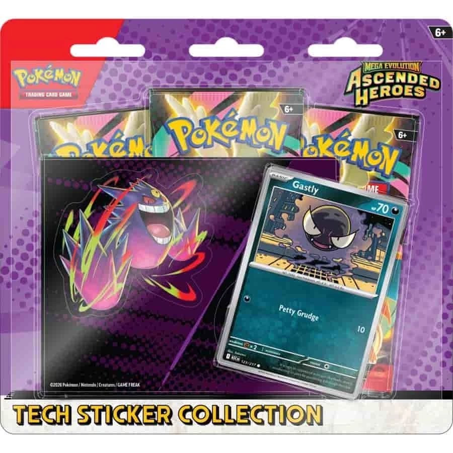 Pokemon TCG Ascended Heroes Tech Sticker Collection PRESALE Ships 1/30 ...