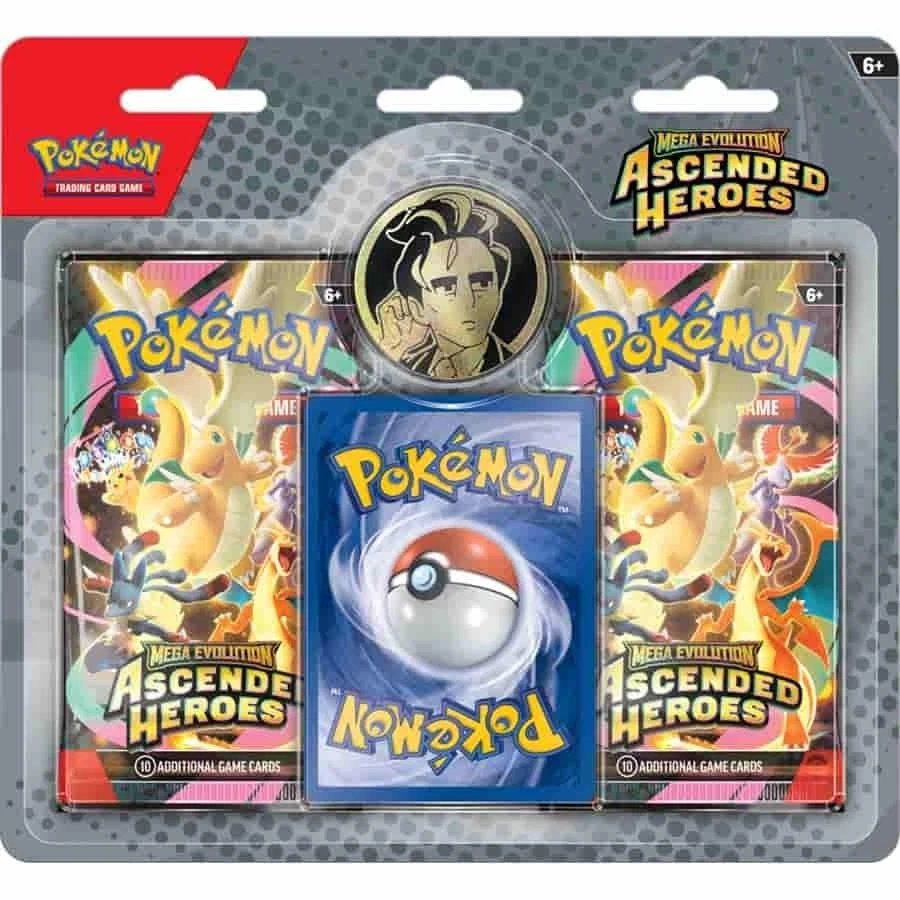 Pokemon Mega Evolution: Ascended Heroes 2-Pack Blister Collection Ships ...