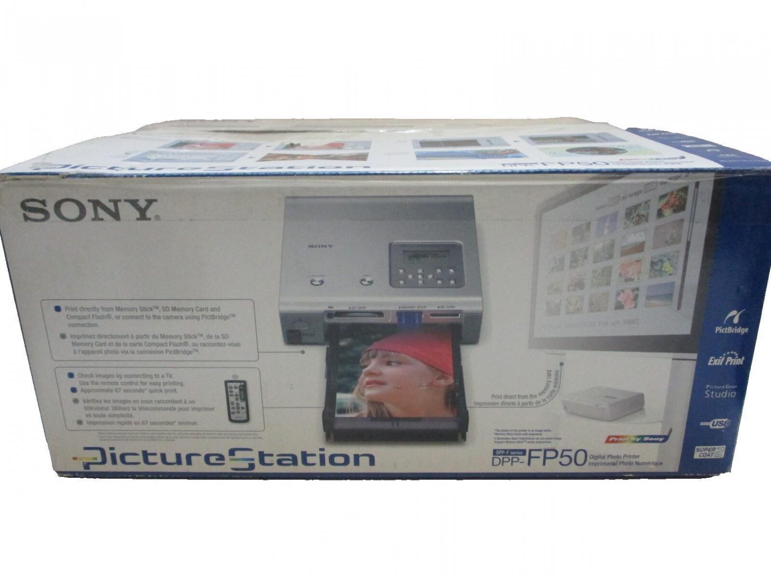 Vintage Sony Picture Station Digital Photo Printer DPP-FP50 Old Stock