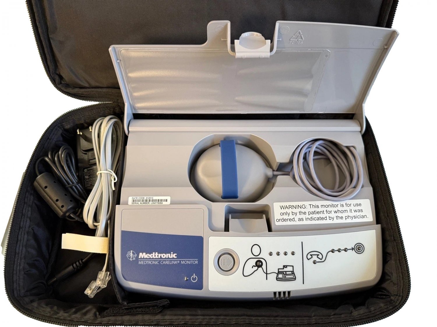 Medtronic Carelink Monitor Model: 2490C with Wireless Adapter