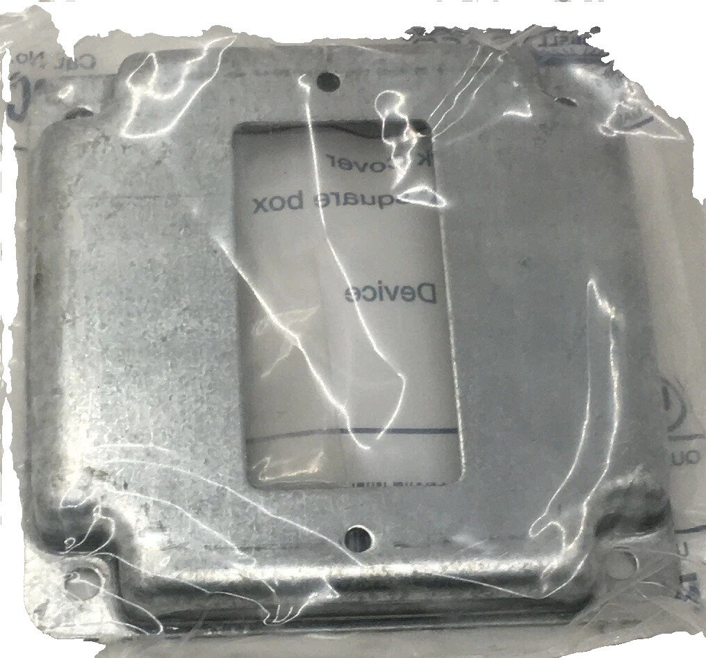 Raco Hubbell 808C Industrial Raised Cover 4 Square Decora GFI Surface ...