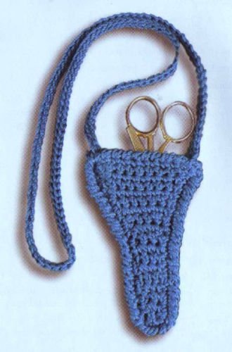 CROCHET PATTERN ONLY Scissor Holder Container DIY 6707