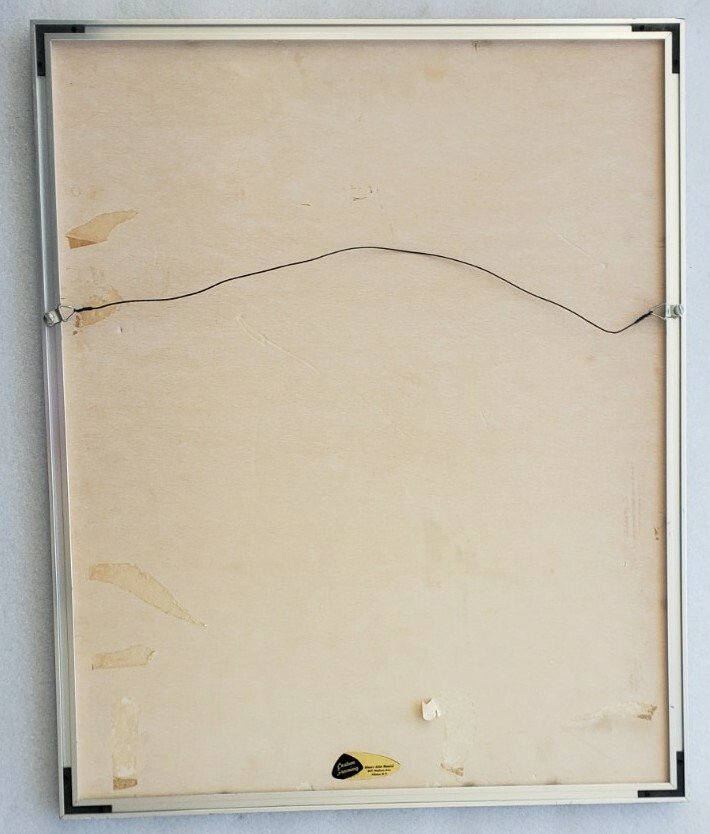 1972 Signed S.T. Gould - Jewish Rabbi Scholar - Judaica Art Color Litho ...