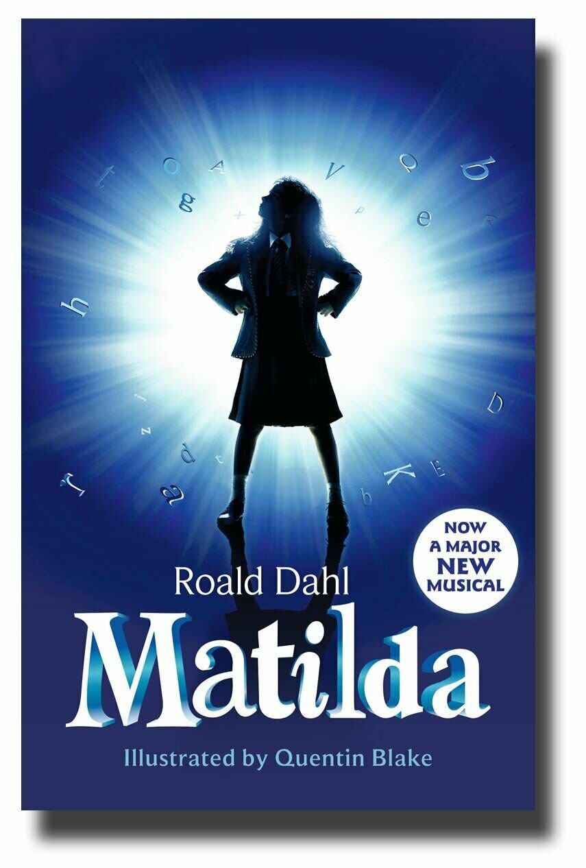Matilda Poster Cover Roald Dahl 11 x 17 inches