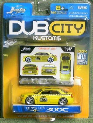 Jada Toys Dub City Kustoms Chrysler 300C "Dub City Taxi" 1/64 Scale ...