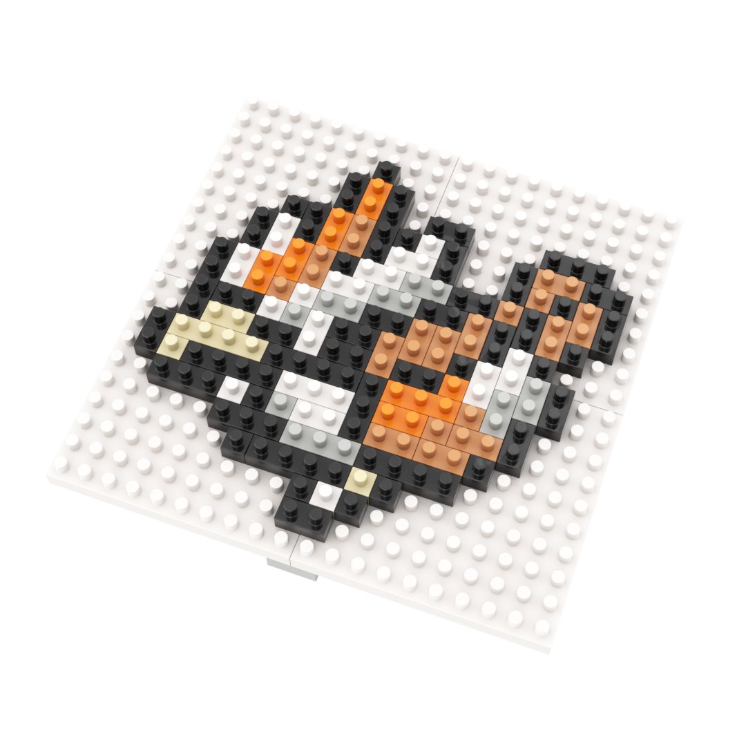 Pokemon 016 Pidgey Anime and Cartoon Toy Constructional Toy Brick