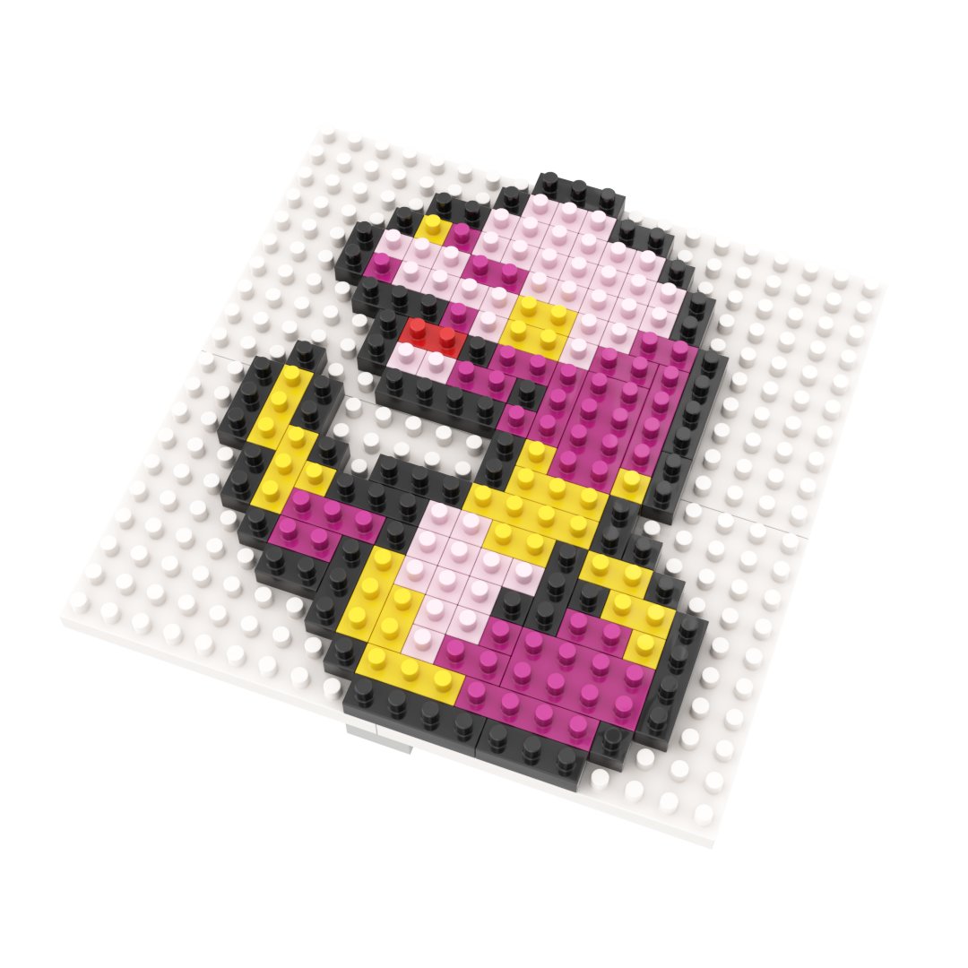 Pokemon 023 Ekans Anime and Cartoon Toy Constructional Toy Brick