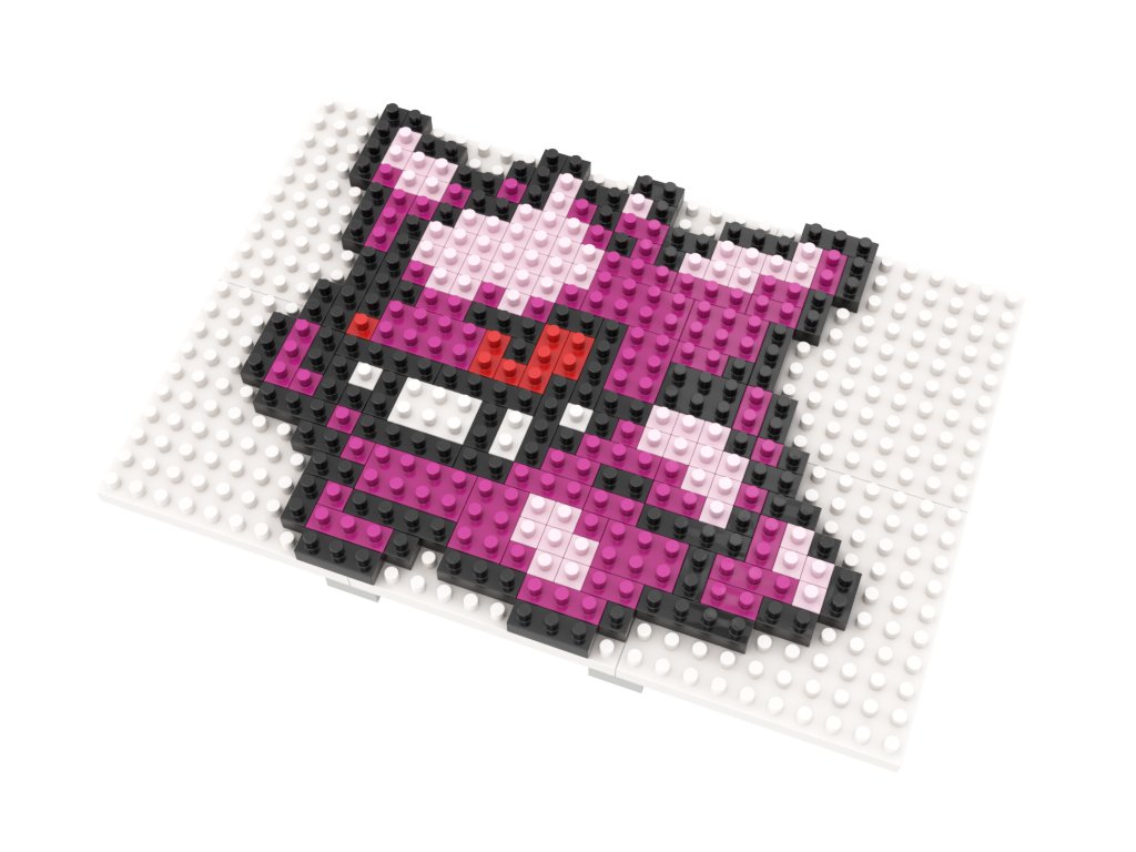 Pokemon 094 Gengar Anime and Cartoon Toy Constructional Toy Brick