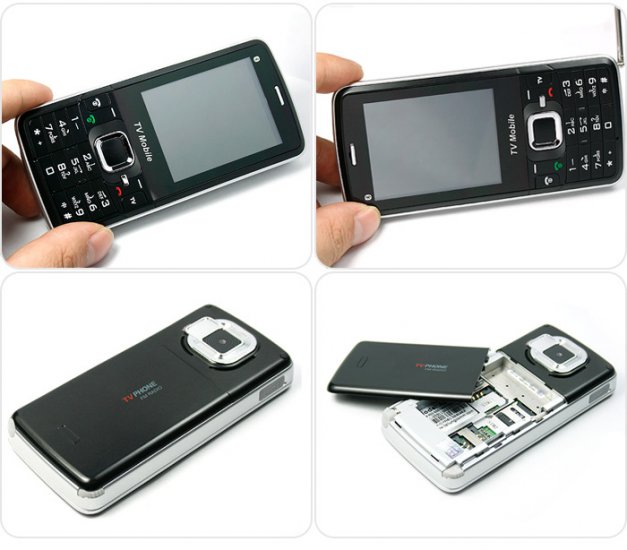 New A813 2.4 Touch Screen Dualsim Quadband TV Unlocked Cell Phone + 1G ...