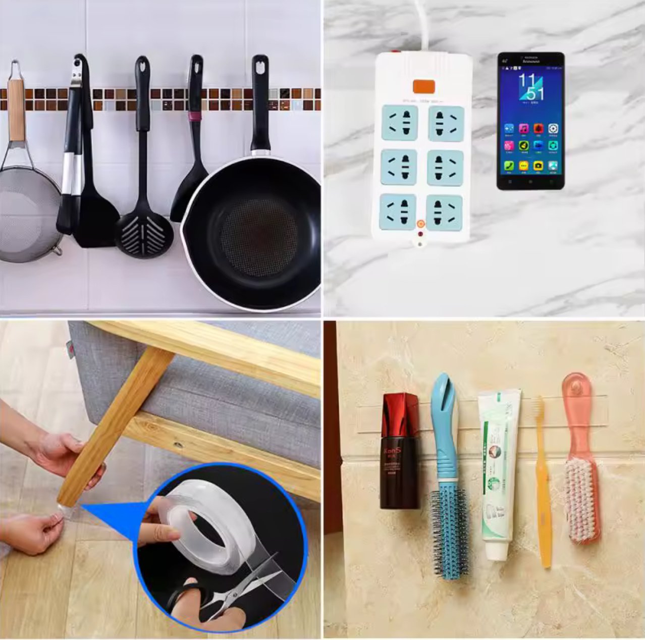 Ultra-Strong Double-Sided Adhesive Tape – Clear, Waterproof, 30 mm x 5 m