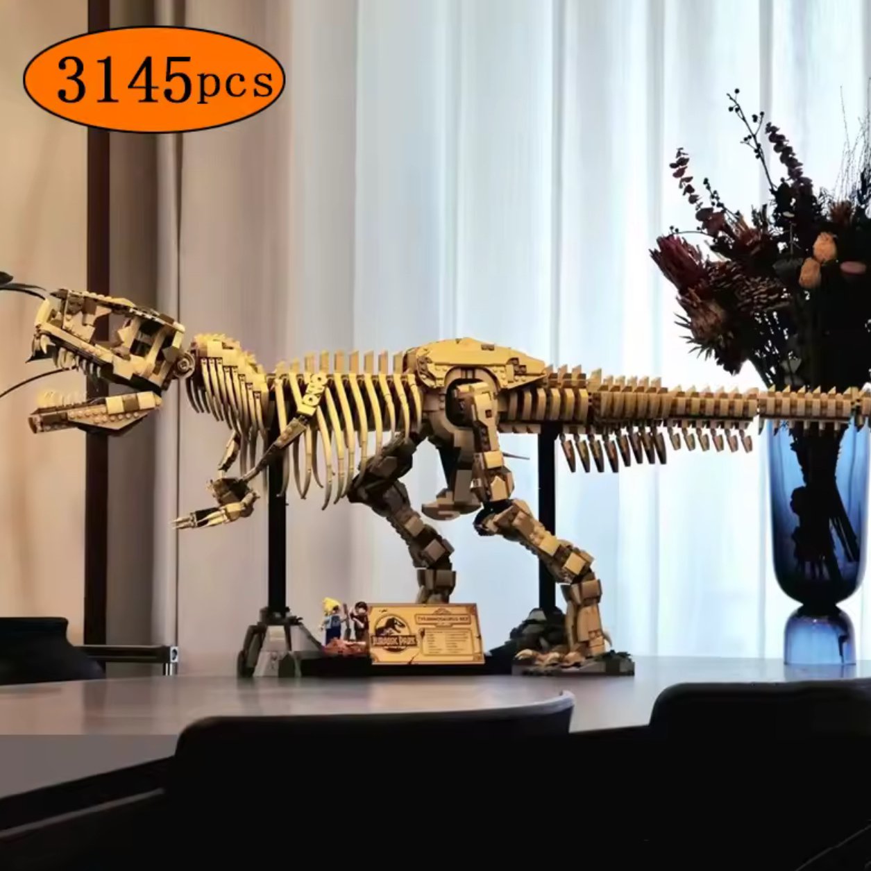 Large Dinosaur Skeleton Building Block Model 3145 Pieces Educational ...