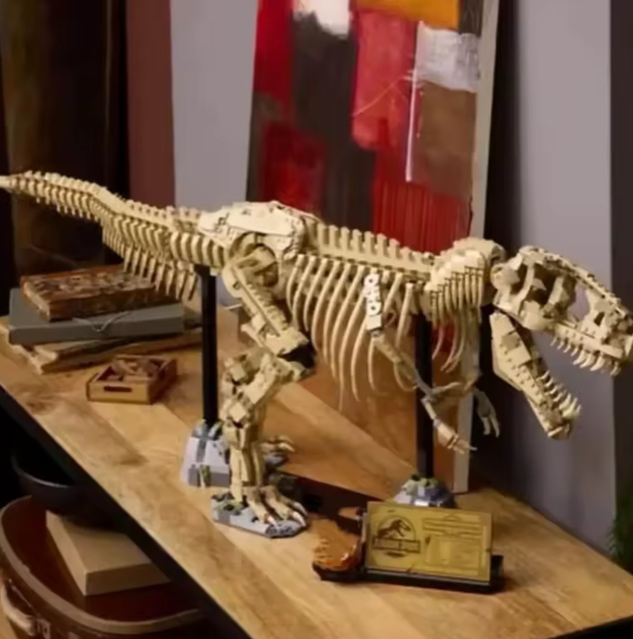 Large Dinosaur Skeleton Building Block Model 3145 Pieces Educational ...