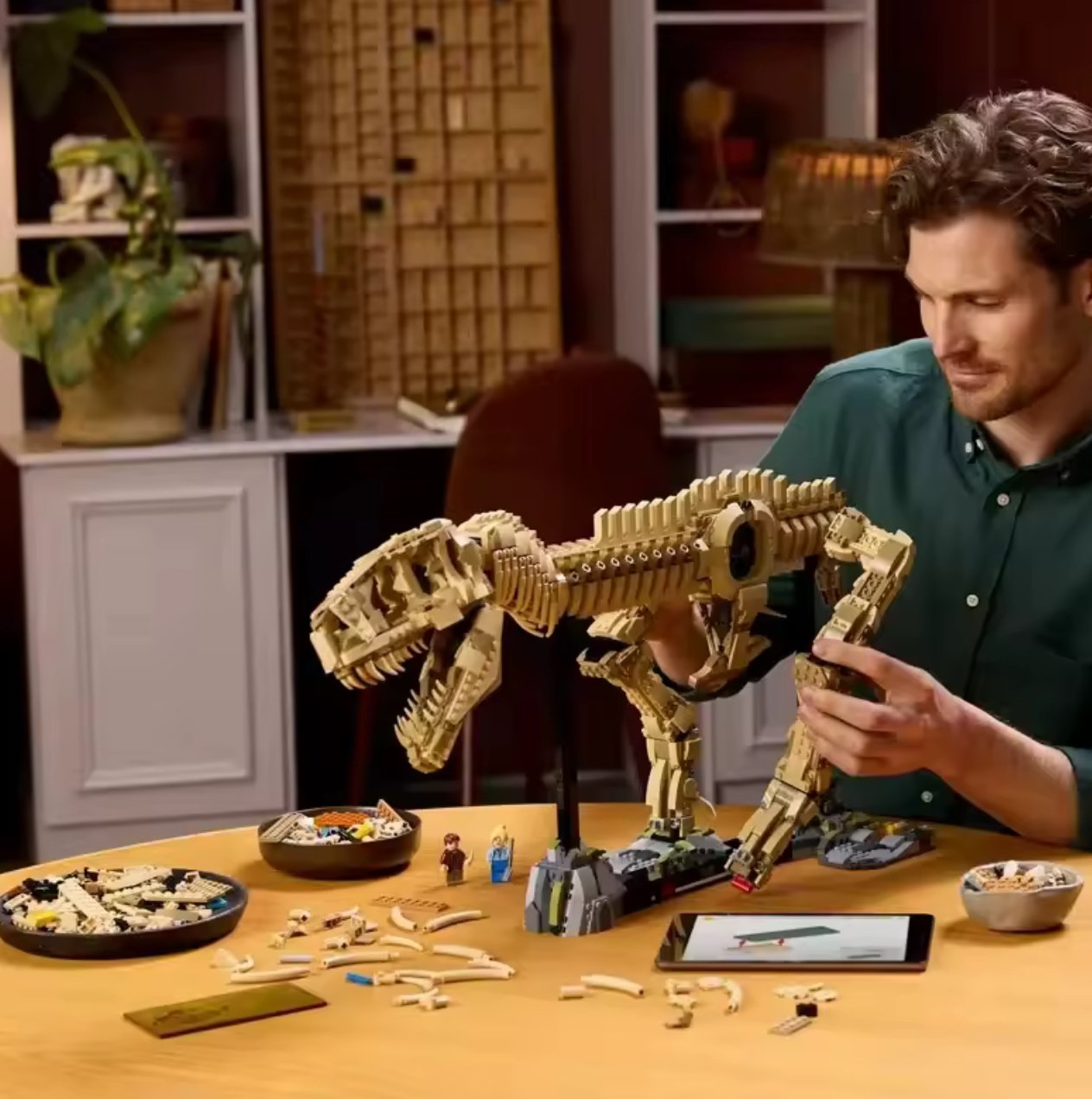 Large Dinosaur Skeleton Building Block Model 3145 Pieces Educational ...