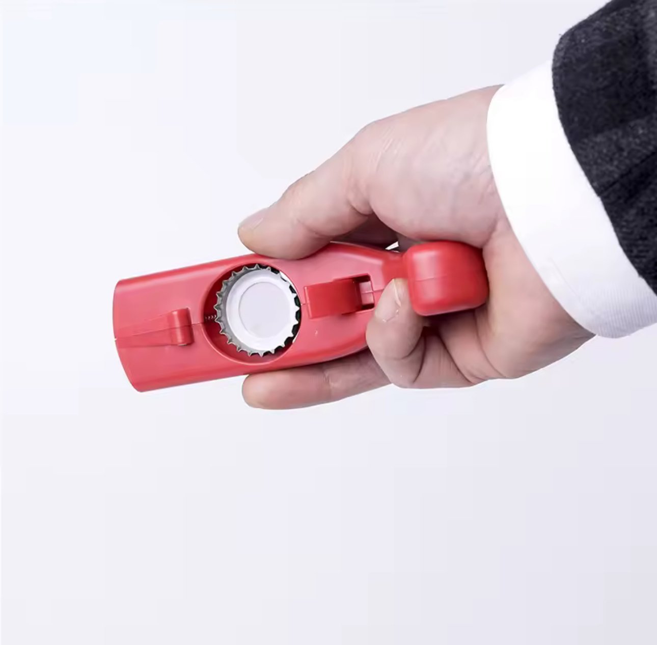 Beer Bottle Cap Gun Opener – Funny Bottle Opener with Cap Launcher for ...