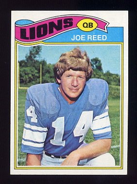 1977 Topps Football #508 Joe Reed - Detroit Lions