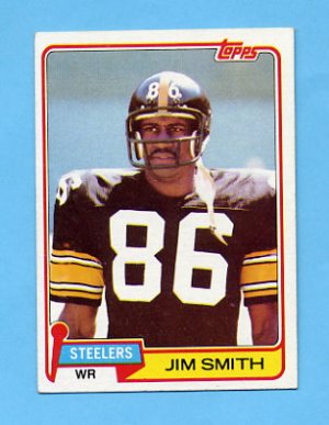 1981 Topps Football #131 Jim Smith - Pittsburgh Steelers