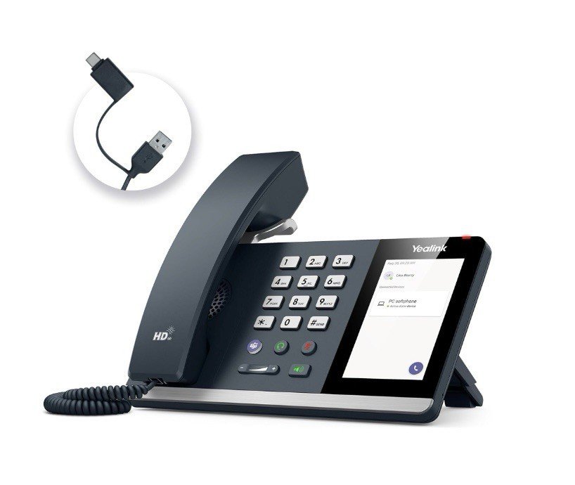 Yealink MP45 USB Phone Compatible with Microsoft Teams, Skype (NOT SIP ...