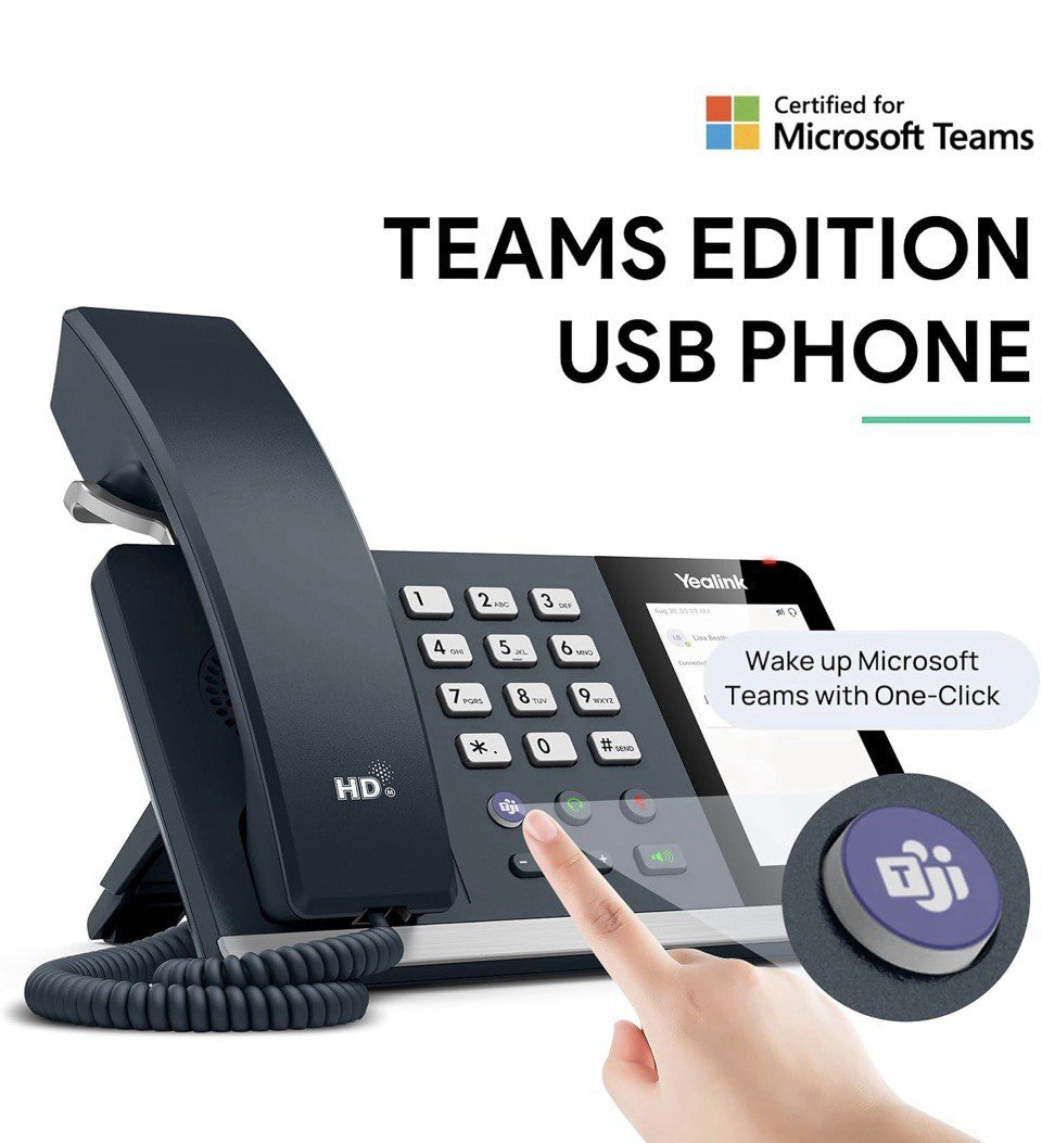 Yealink MP45 USB Phone Compatible with Microsoft Teams, Skype (NOT SIP ...