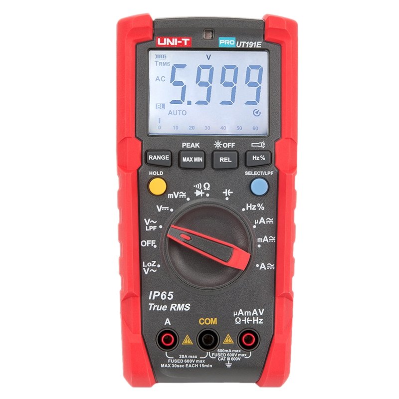 UNI-T UT191E Multimeter True RMS IP65 Waterproof Dustproof Digital ...