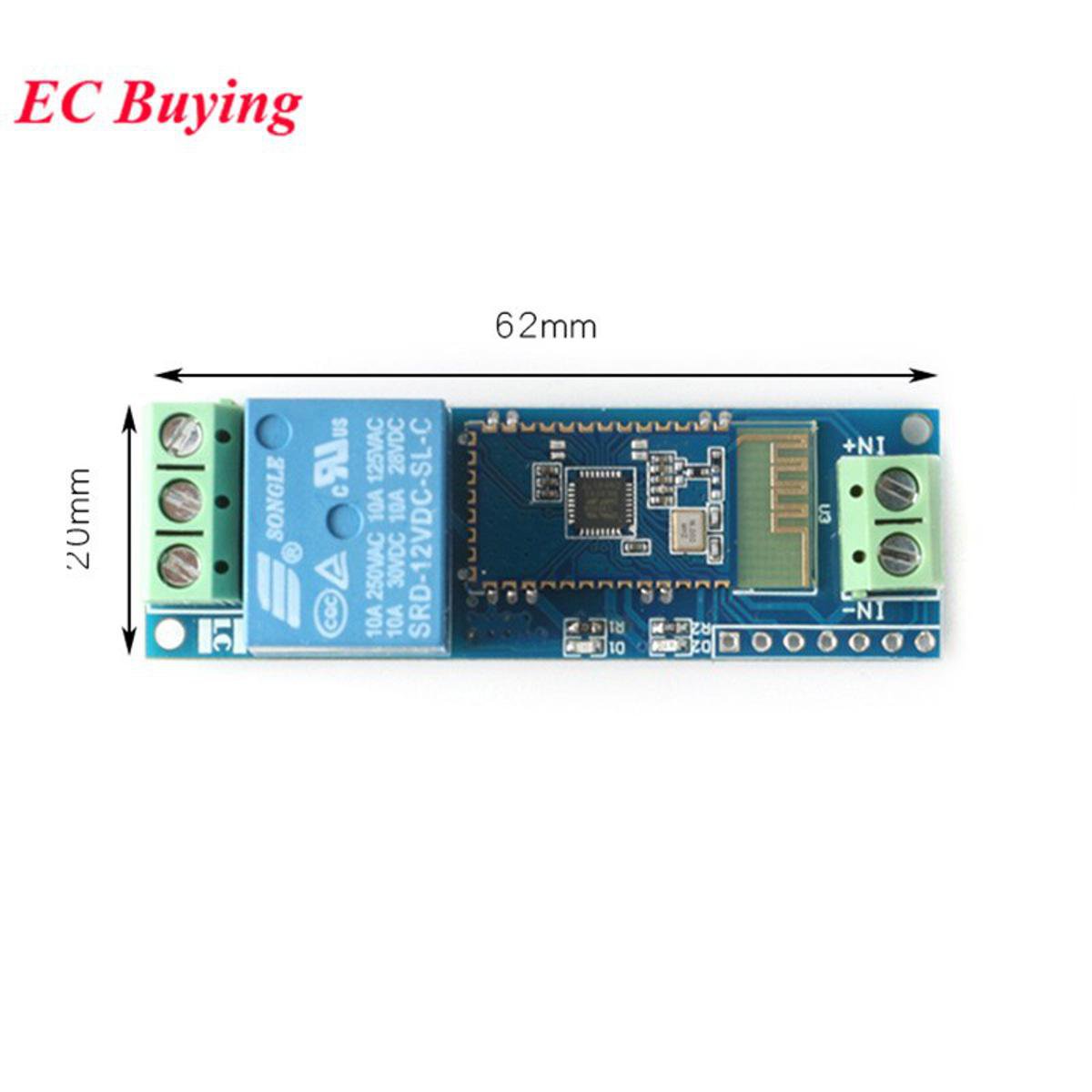 BLE Relay Module 1 2 4 Way Channel DC 12V Internet Smart Remote Control ...