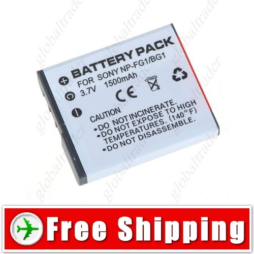 1500mAh Replacement Li-Ion Battery for Sony W90 W55 T100 T20 Camera