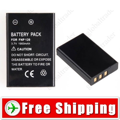 Camera NP-120 Li-ion Battery for Fujifilm Pentax Panasonic Ricoh