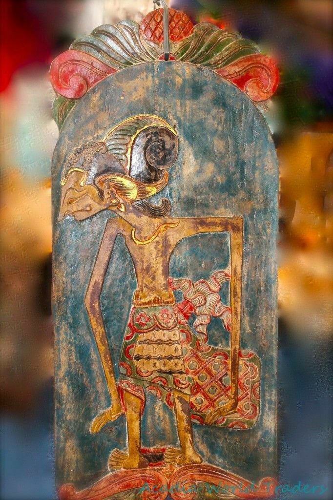 Indonesian Wayang Wall art Panel Panji Shadow Puppet hand Carved ...