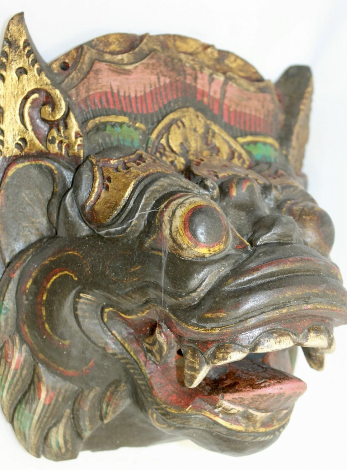 Vintage Balinese Mask Hanuman The Loyal Monkey Topeng Hand Carved Wood ...