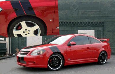 05-07 Chevy Chevrolet Cobalt fender stripe stripes decals decal