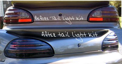 Pontiac Grand Prix SE GT GTP custom tail light vinyl decal kit