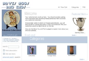 eCrater Entire Store Custom Design including Logo, Sidebar & Category ...