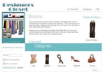 eCrater Entire Store Custom Design including Logo, Sidebar & Category ...