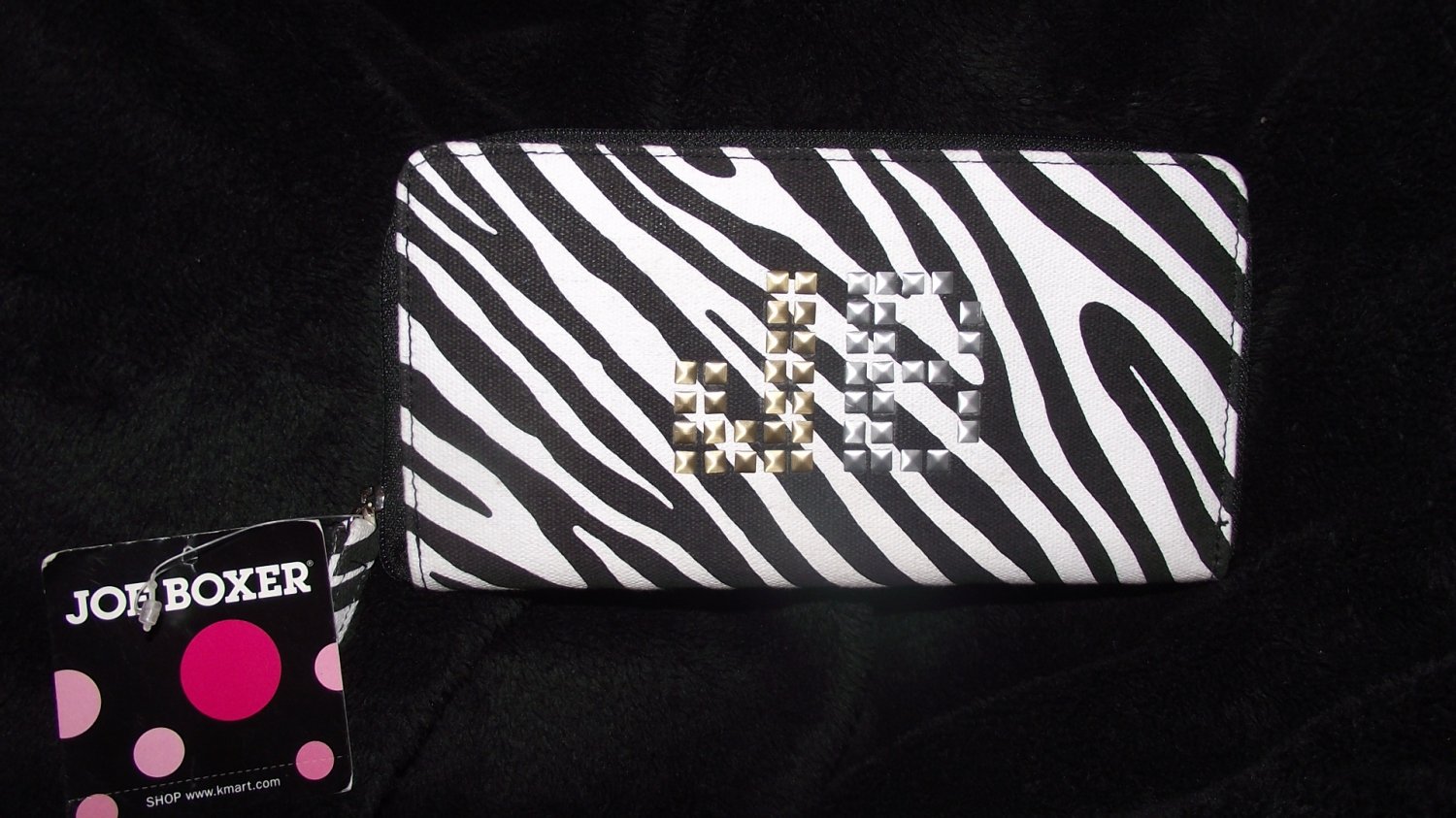 Zebra Print Joe Boxer Clutch Wallet