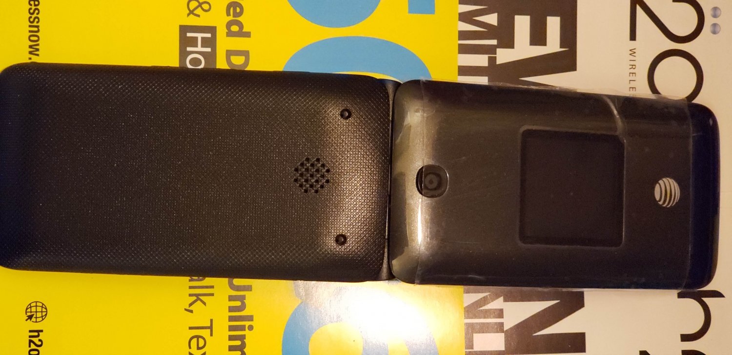 AT&T Alcatel QuickFlip Mobile Phone - BLACK (Unlocked) + Activated $30 ...