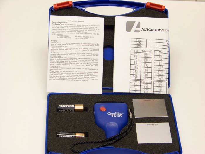 QuaNix Paint Gauge - QuaNix 4500 visit: www.testcoat-usa.com or call ...