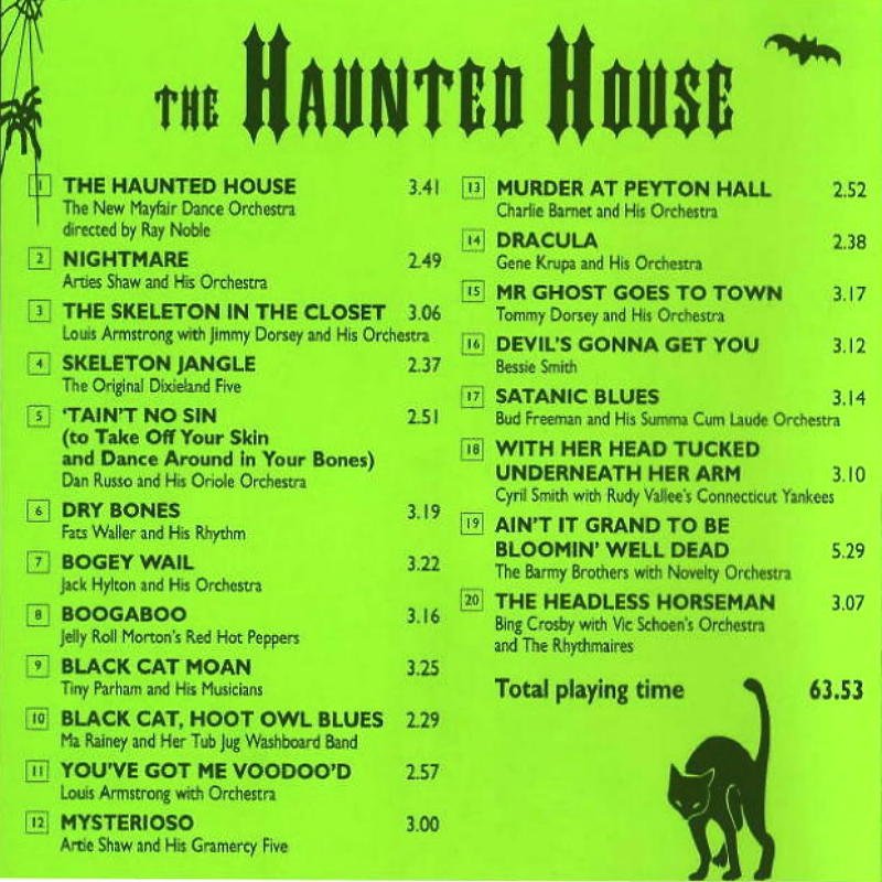 The Haunted House 20 Tracks To Make You Jump In The Night CD