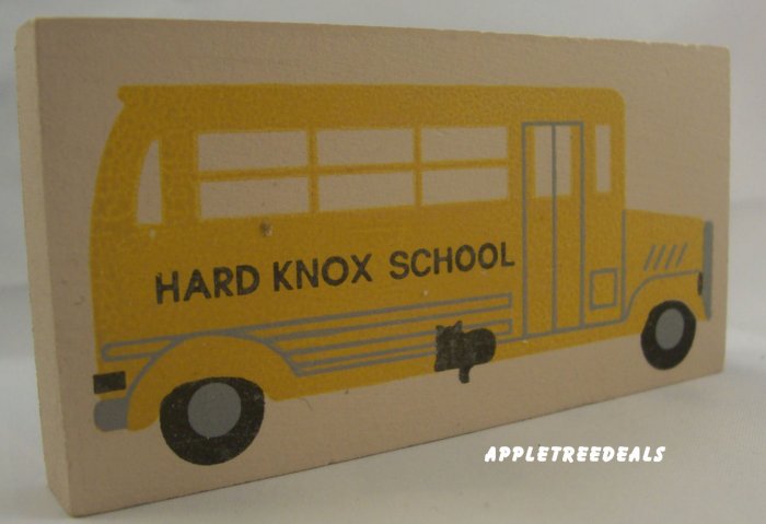 Hard Knox School Bus Cat's Meow Village