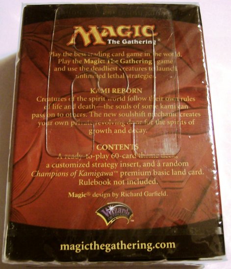 Magic the Gathering Kami Reborn Champions of Kamigawa MTG green black ...