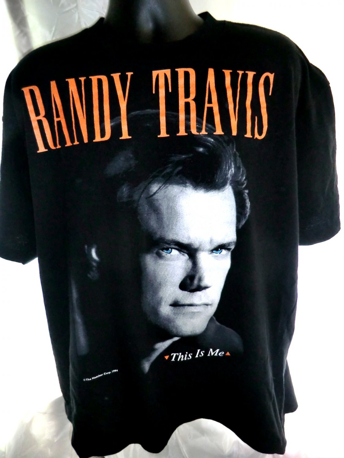 Vintage 1994 Randy Travis THIS IS ME T-Shirt Size XL