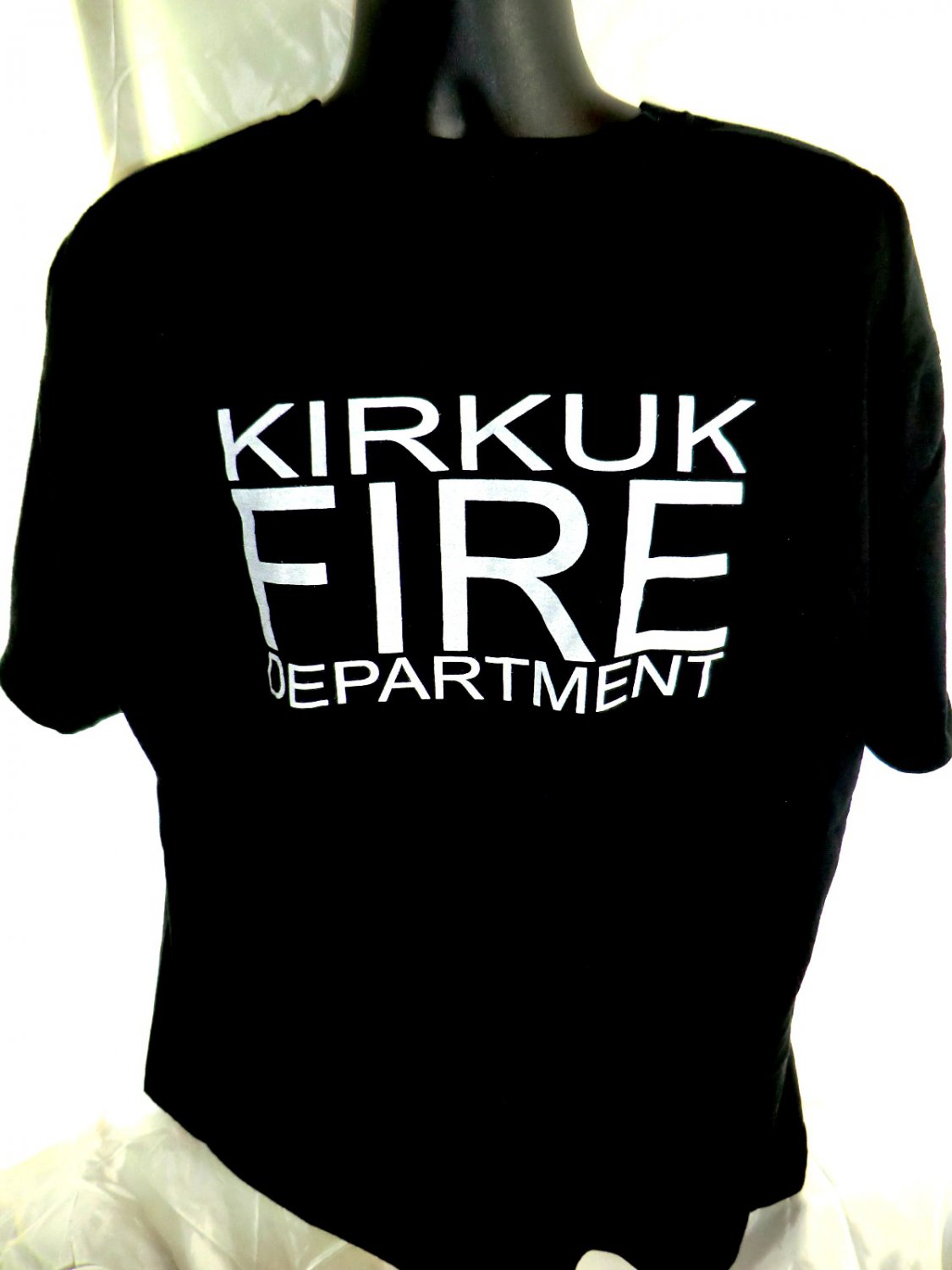 KIRKUK AB Fire Dept IRAQ T-Shirt Size XXL