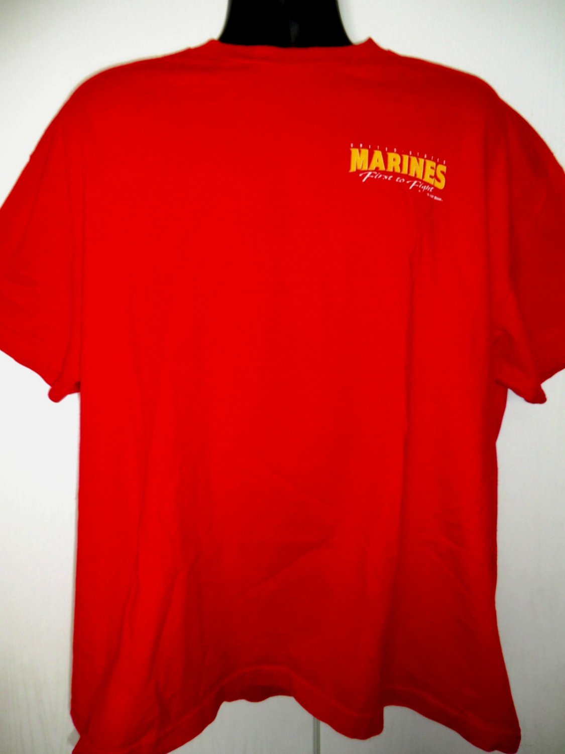USMC United States Marine Corps Red T-Shirt Size XXL