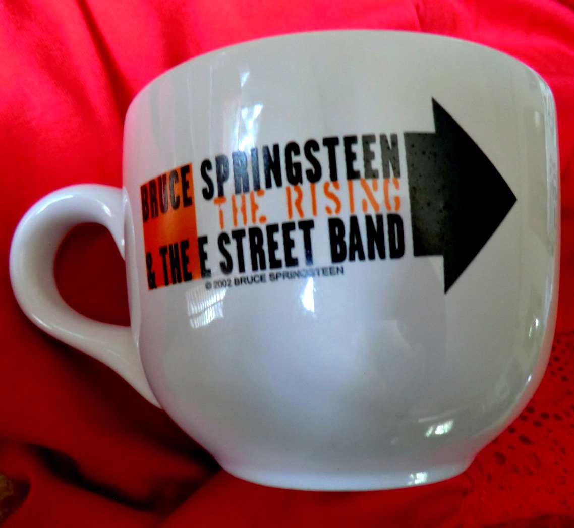 Large Bruce Springsteen & E Street Band Promo Mug 2002 The Rising