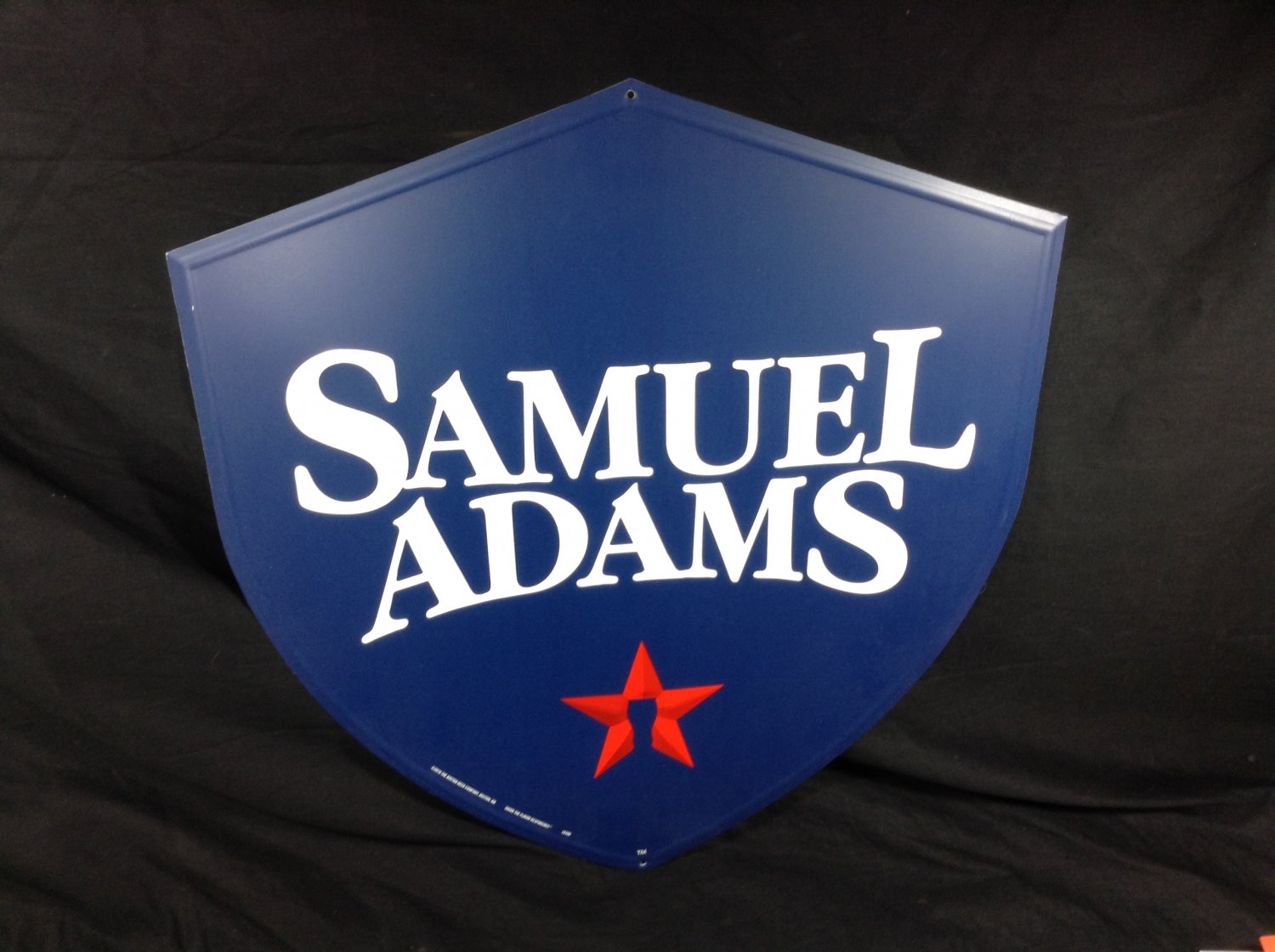 Samuel Adams Beer Sign Tin Boston Lager