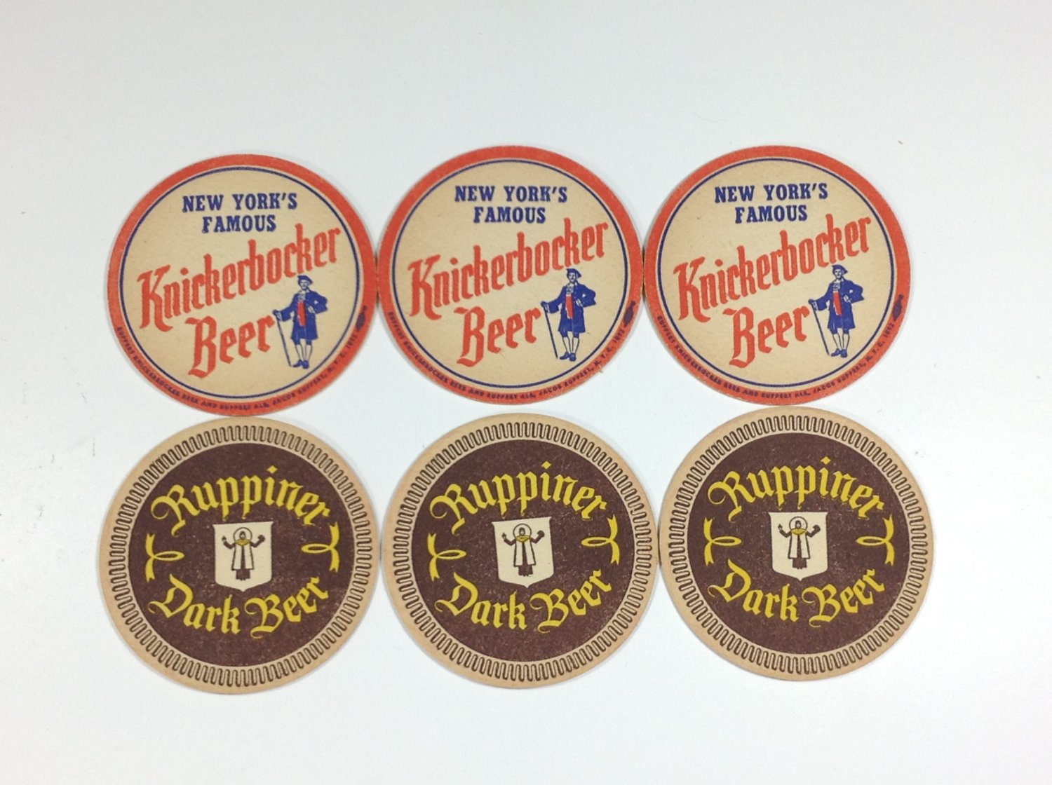 Knickerbocker Beer Coasters Vintage New York (6)
