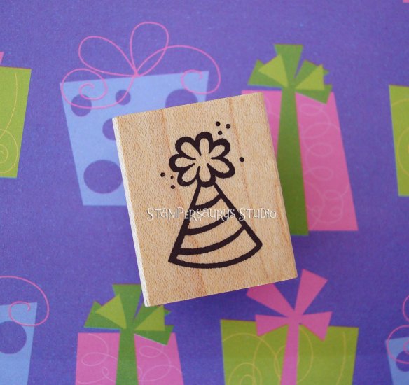 Birthday Rubber Stamp Trio