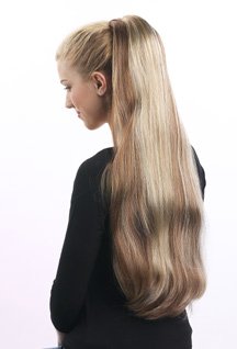 WOW VERY LONG HAIR EXTENSION BANANA CLIP ON STYLE